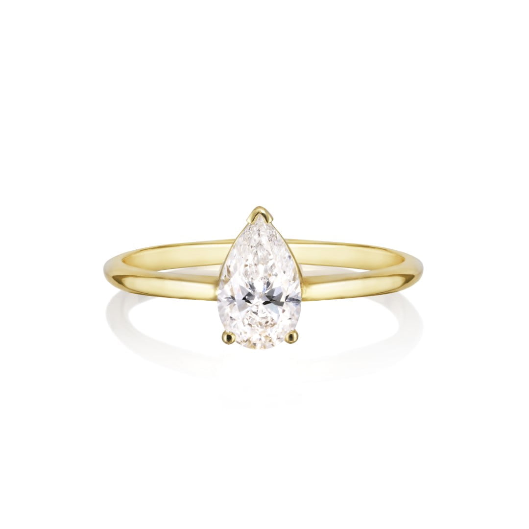 Pear shaped engagement ring - Pear shaped engagement ring - Anpé ...