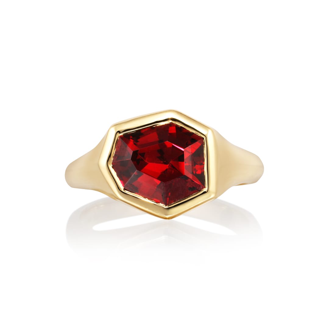 Garnet ring - Cabi Ratu - Anpé Atelie