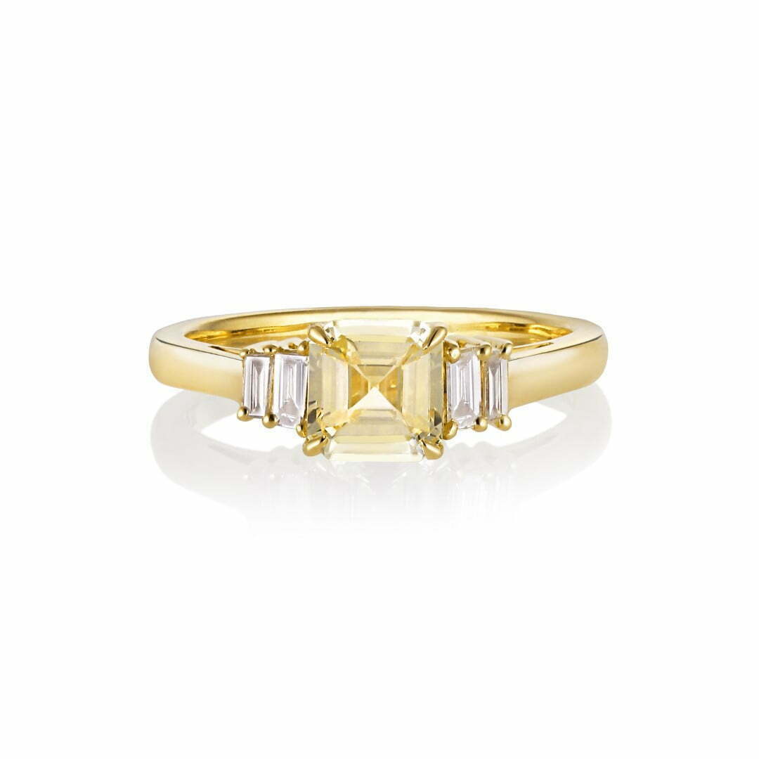 Yellow sapphire ring - Naduva