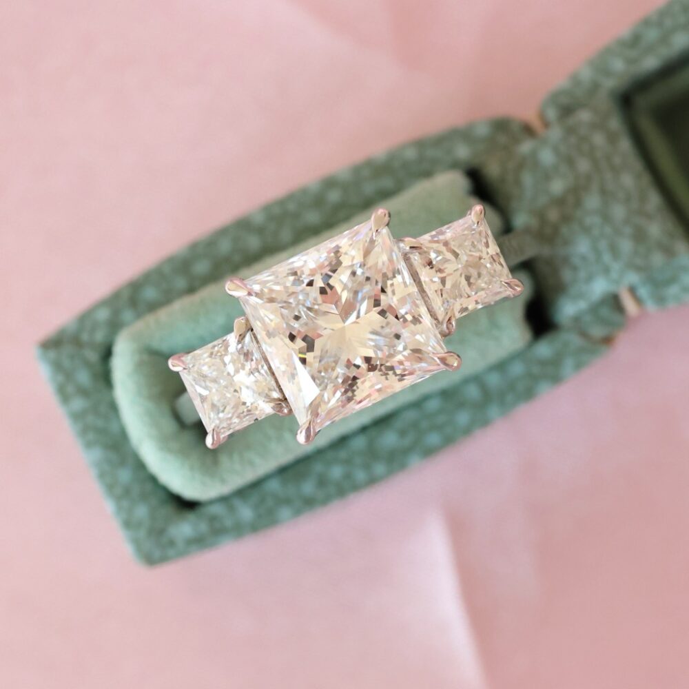 3ct Princess Cut Diamond Ring - Anpé Atelier CPH
