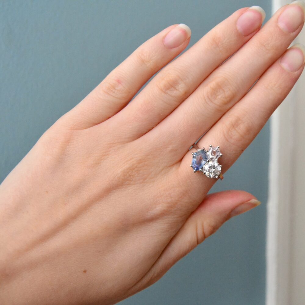 Diamond Heirloom Cluster Ring - Anpé Atelier CPH