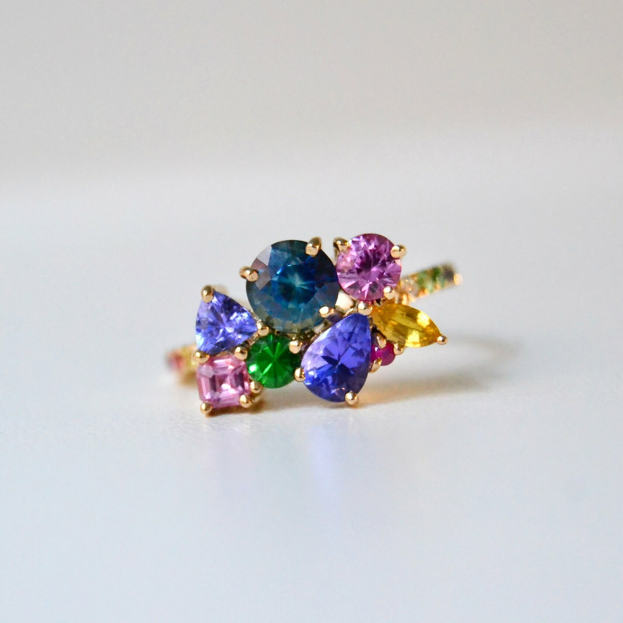 Gemstone Cluster Ring - Anpé Atelier CPH